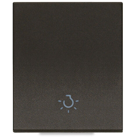 VIMAR - 31000.2LG 2M Botón alineado símbolo de luz negro
