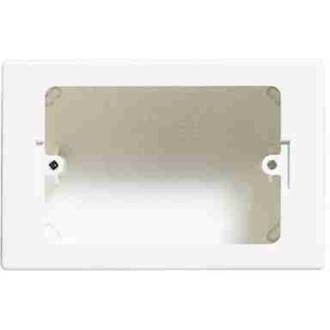 Caja de pared blanca de 3 módulos BTI503BP