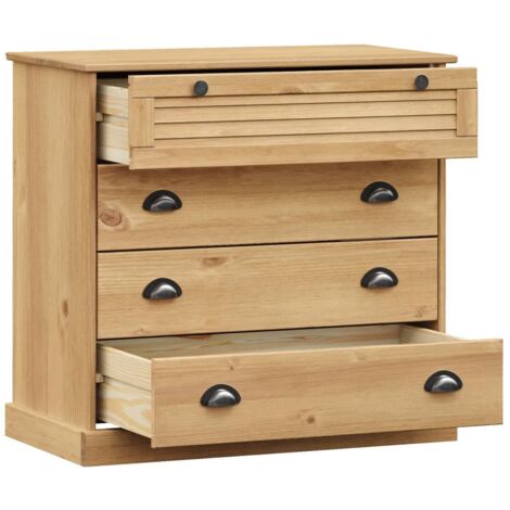 Commode en pin massif VIGO optimiser rangement chambre gain de place ...