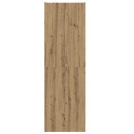 Buffet haut chêne artisanal 60x32x190 bois d'ingénierie