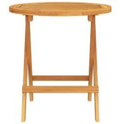 Table de bistro Ø46x47 Bois d'acacia massif