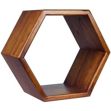 Etagere Hexagonale Bois