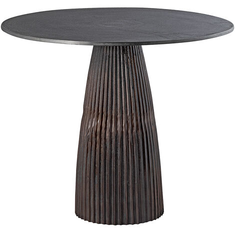 Table ronde Amanda marron 88x88x74cm