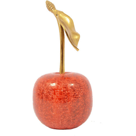 Cerise Gabriela rouge aluminium 14x14x25cm