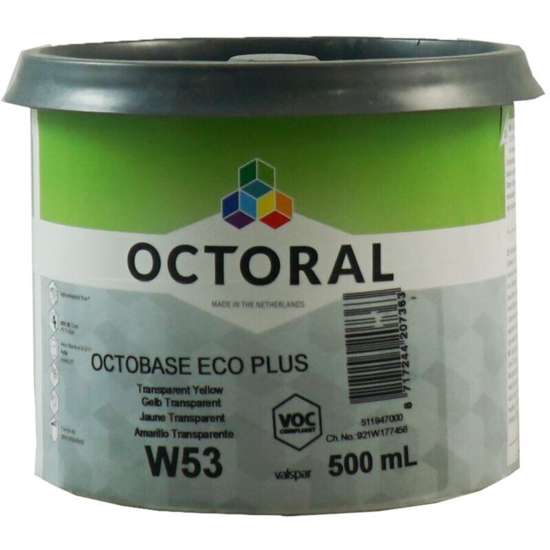 Octobase W53 Octobase ECO TRANSPARENT A BASE DE YELLOW 0,5 lt