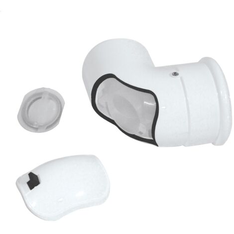 Coude de visite 87° condensation 80/125mm en PPTl/Alu - UBBINK - 330284