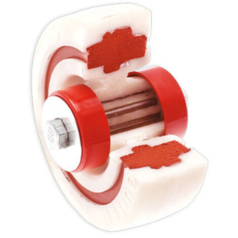 Roulette de manutention pivotante en acier de 100mm pour chariots ...