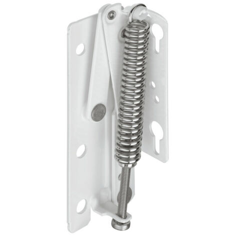 Compas de relevage gauche force 15kg acier plastifié blanc - 372.45.710