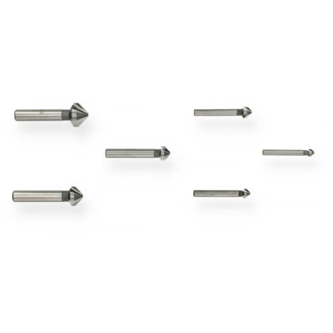 Coffret de 6 fraises à chanfreiner HSS - HANGER - 154901