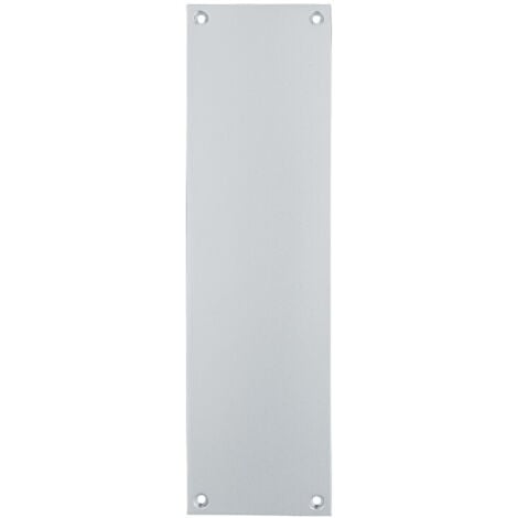 Plaque de poussée aluminium champagne 250x70x2mm - Aveugle - HERACLES ...