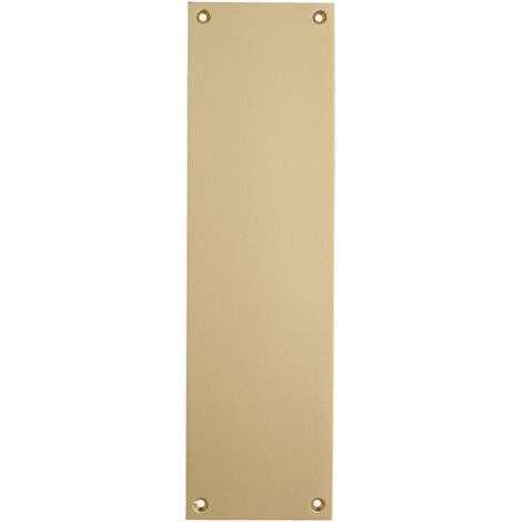 Plaque de poussée aluminium champagne 250x70x2mm - Aveugle - HERACLES ...