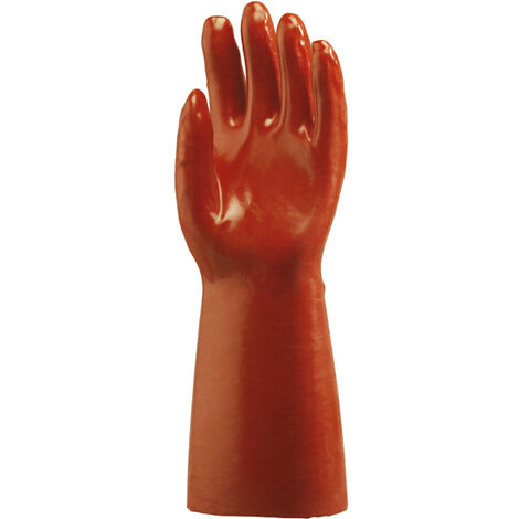 Gant tricot EUROTECHNIQUE enduit PVC rouge T10 - COVERGUARD - 3641
