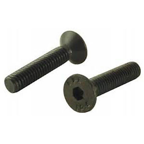 Vis à métaux tête fraisée hexagonale creuse classe 10.9 DIN 7991 brut 8X30 boîte de 200 - FHC8X30