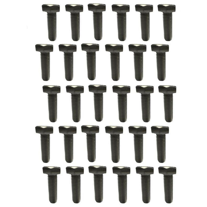 30 vis 12 x 40 mm hexagonales inox a4 aisi 316