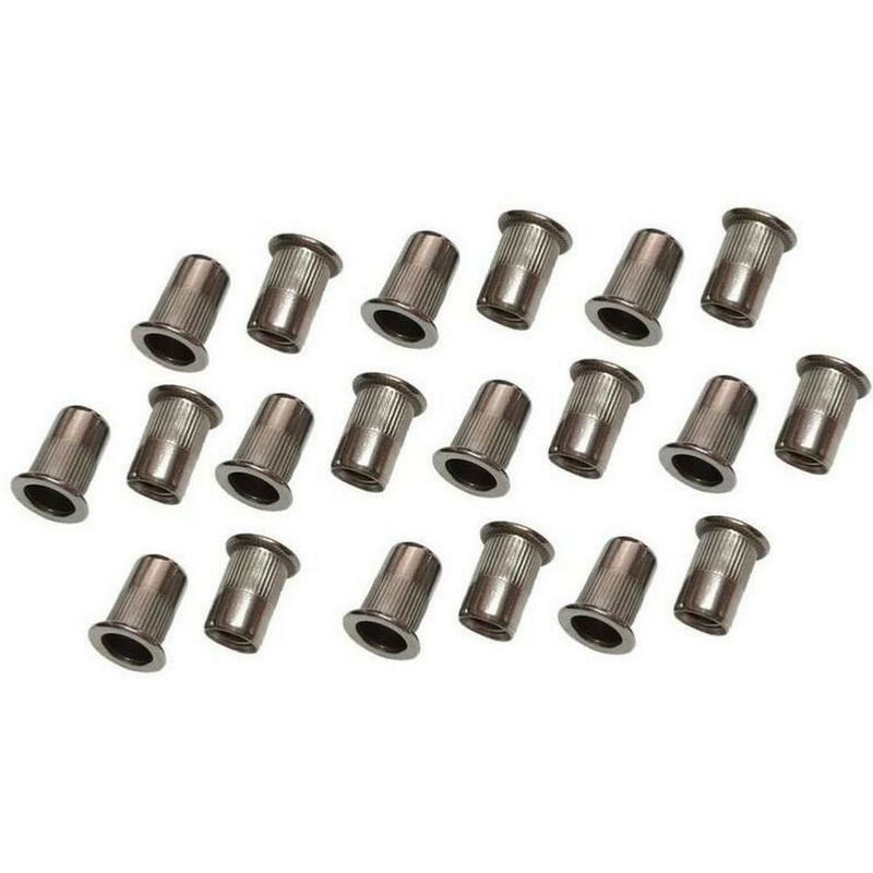 50 inserts filetes de 3 a 8 mm - acier inox a2