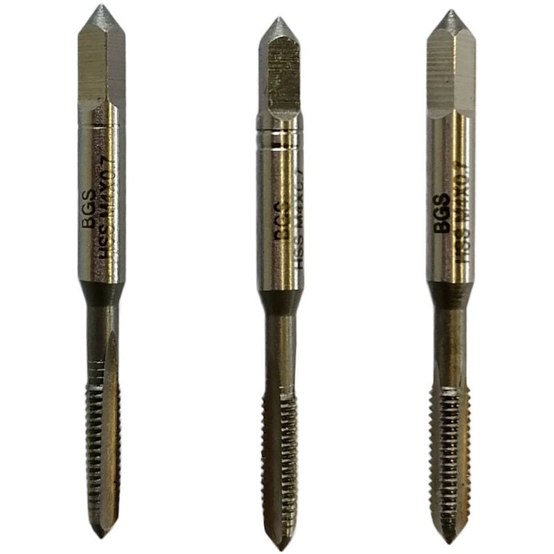 Jeu de 3 tarauds hss-g filetage standard m 4 x 0.70