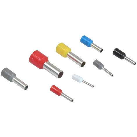 Coffret de 1200 embouts de cablage assortis pour cables souples