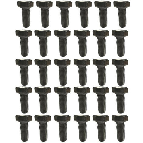 30 vis 12 x 30 mm hexagonales inox a4 aisi 316