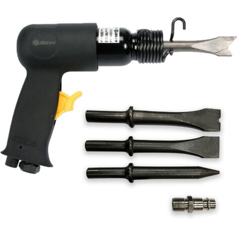 Marteau burineur air comprime burin pneumatique avec 4 burins