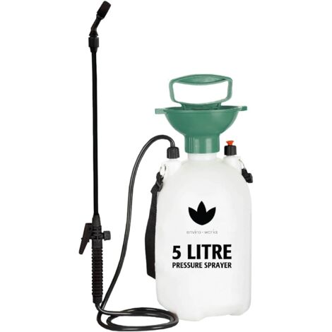 Enviro-Works Garden Sprayer 5 Litre Pressure Sprayer With Fully ...