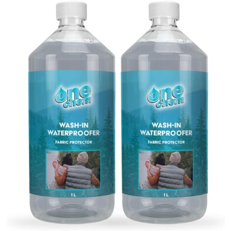 One Chem Wash-In Waterproofer 2 x 1 Litre, for Waterproof Clothing