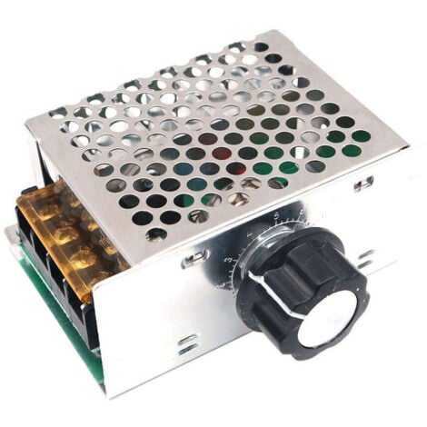 Variateur pour Moteur 220V, Régulateur de Tension AC 4000W, Variateur ...