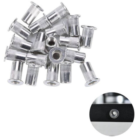 Kit de pièces à riveter 86 pcs avec écrous M3 M4 M5 M6 M8 et 5 broches ...