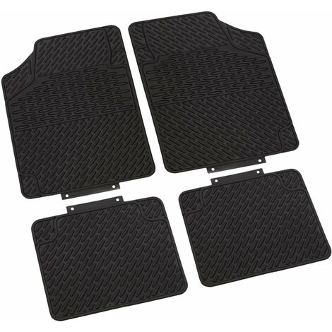 Universal Autofußmatten Fuji PVC 4-teilig Schwarz