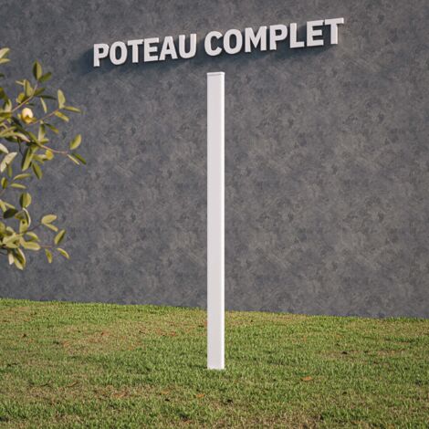 Mon Marché Déco – Poteau pour clôture en PVC 180 cm – Design moderne ...