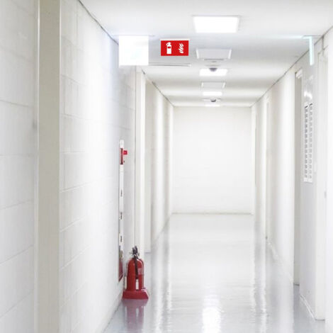 Lampada di emergenza permanente con pittogramma "Estintore" - Da