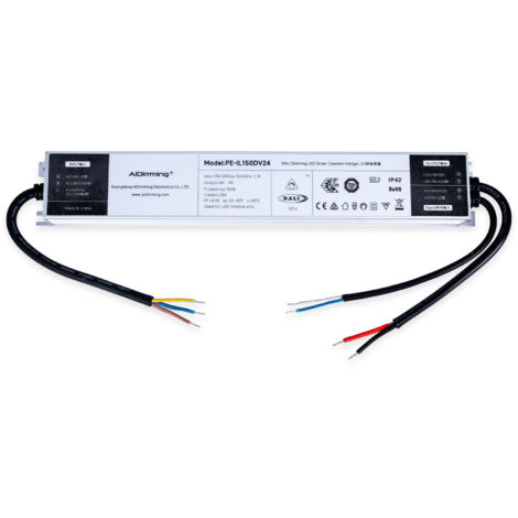 Alimentatore dimmerabile DALI DT6 - 24V DC - 6,25A - 150W