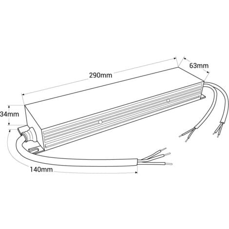 Alimentatore dimmerabile TRIAC/0-10V - 200-250V - Uscita 24V