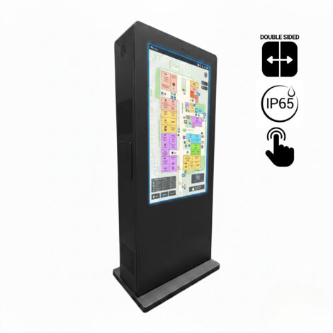 Schermo LCD pubblicitario per esterni 55" - Bifacciale - Touch ...