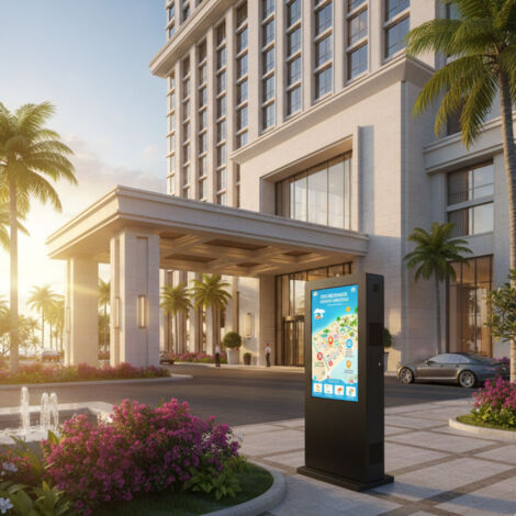 Schermo LCD pubblicitario per esterni 55" - Bifacciale - Touch ...