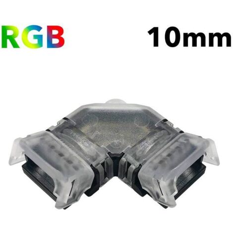Connettore angolare "L" striscia LED SMD RGB 12V / 24V - 4 pin