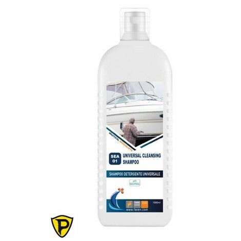 Shampoo Nautico Biodegradabile Barche gelcoat, vetro, acciaio inox ...