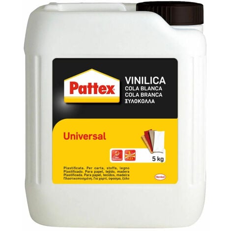 COLLA VINILICA UNIVERSALE PATTEX COLLA TIPO VINAVIL PER LEGNO – 5 kg