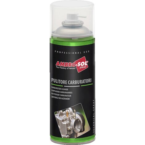Pulitore Carburatori Ambro-Sol Pulitore Sgrassante parti meccaniche Spray 400 ml