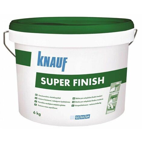 Stucco pronto in pasta KNAUF SUPER FINISH Bianca rasatura liscia ...
