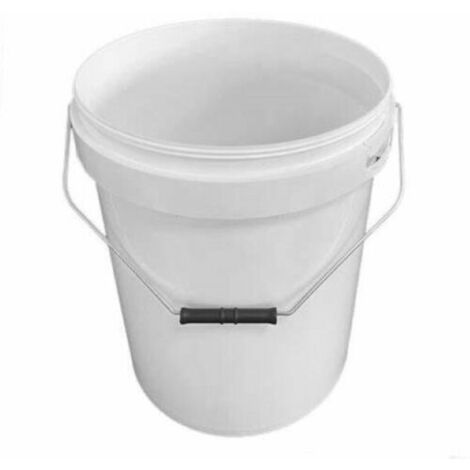 Secchio in plastica alimentare completo di coperchio manico mettallico ...