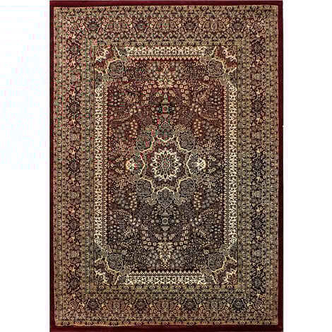 Tapis Salon Chambre Oriental Marocain Classique MARRAKESH (Rouge ...
