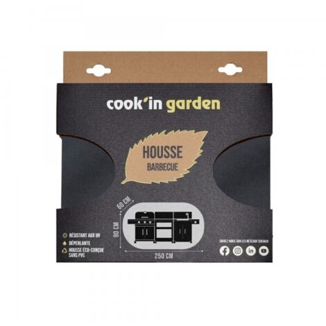 KÜCHE HOUSE L250 x T60 x H90 CM-Cook in Garden