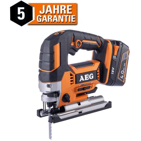 AEG 18V Akku-Stichsäge BST18BLX Brushless Säge Pendelhubsäge Hubsäge ohne Akku LED-Leuchte ...