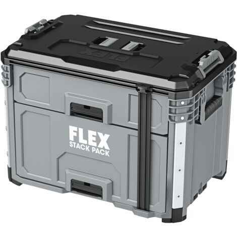 Flex Transportkoffer Schubladen Box STACK PACK TKL SP 2DB