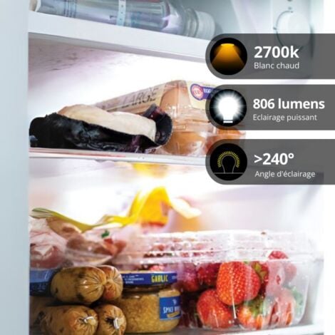 Xanlite - Ampoule à filament LED T26, culot E14, conso. 6,5W, Blanc chaud, Spéciale hotte et ...