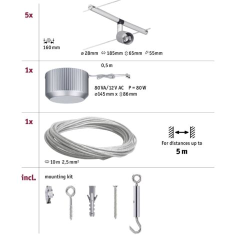 Lampe sur câble