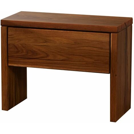 Table de nuit 50x34 Coeur de hêtre huilé Hêtre naturel KRAKAU 110