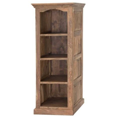 Étagère 56x45x145cm - Bois de Sheesham/Palissandre huilé (Taupe) - LEEDS 14
