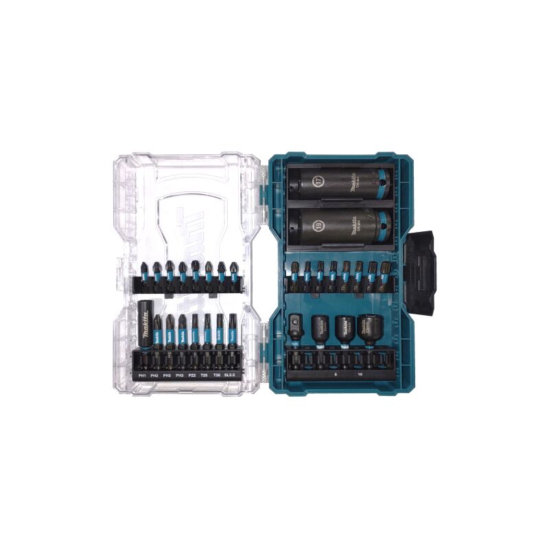 Impact Black Bit- & Schlagnuss-Set, 30-tlg. Makita E-22903