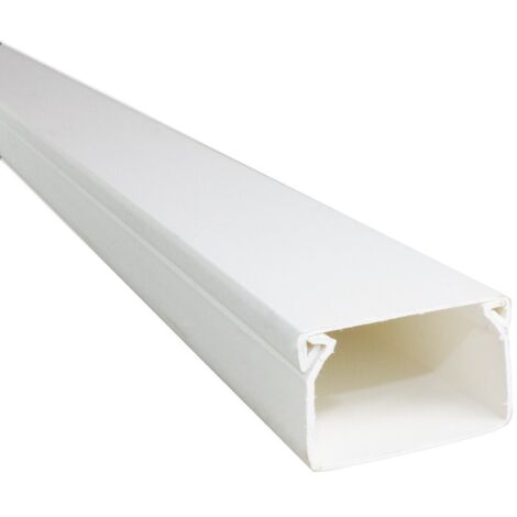 Tira canaleta 2 mtr Blanca 40x25 PVC